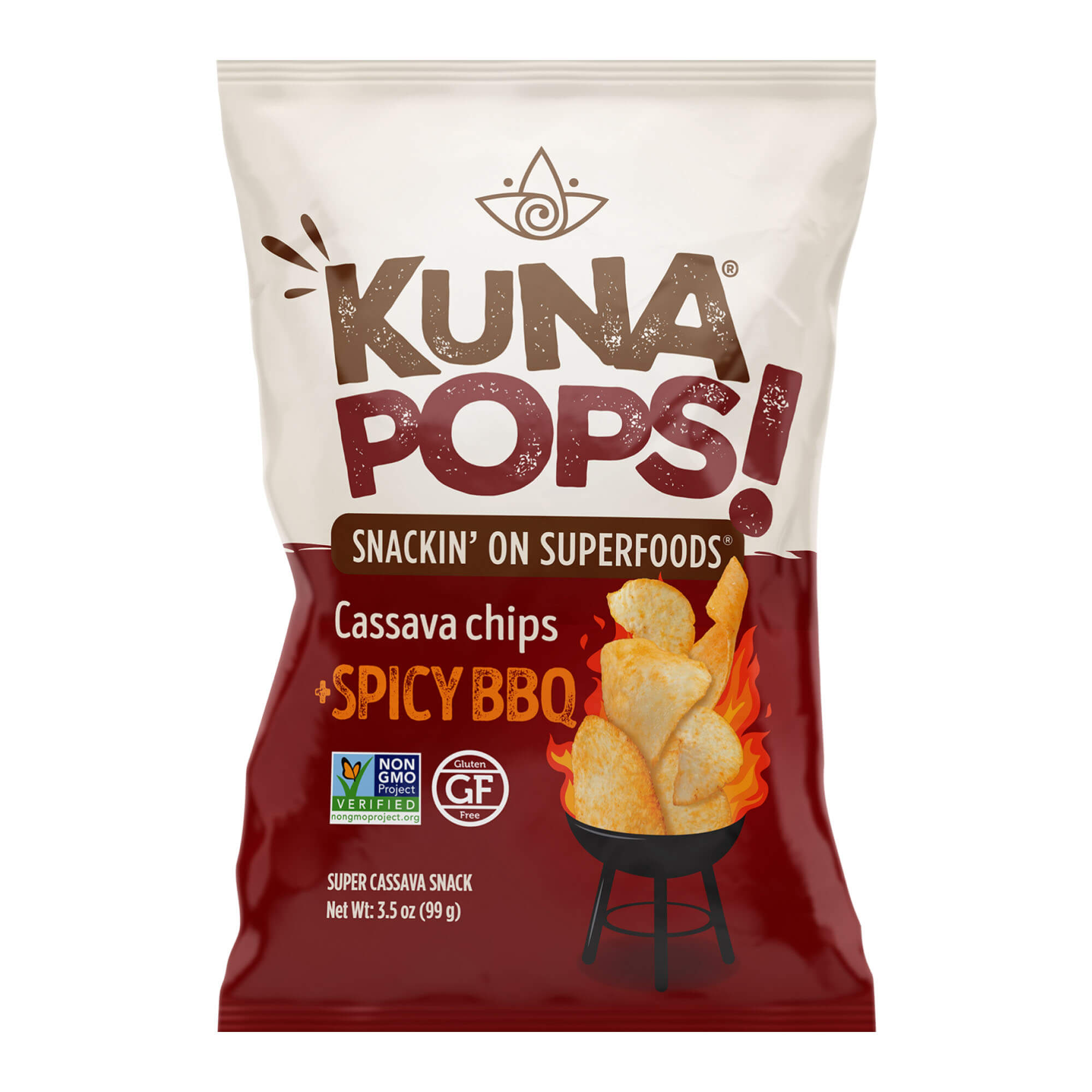 Cassava Chips Spicy Bbq 35oz Livekuna® Superfoods